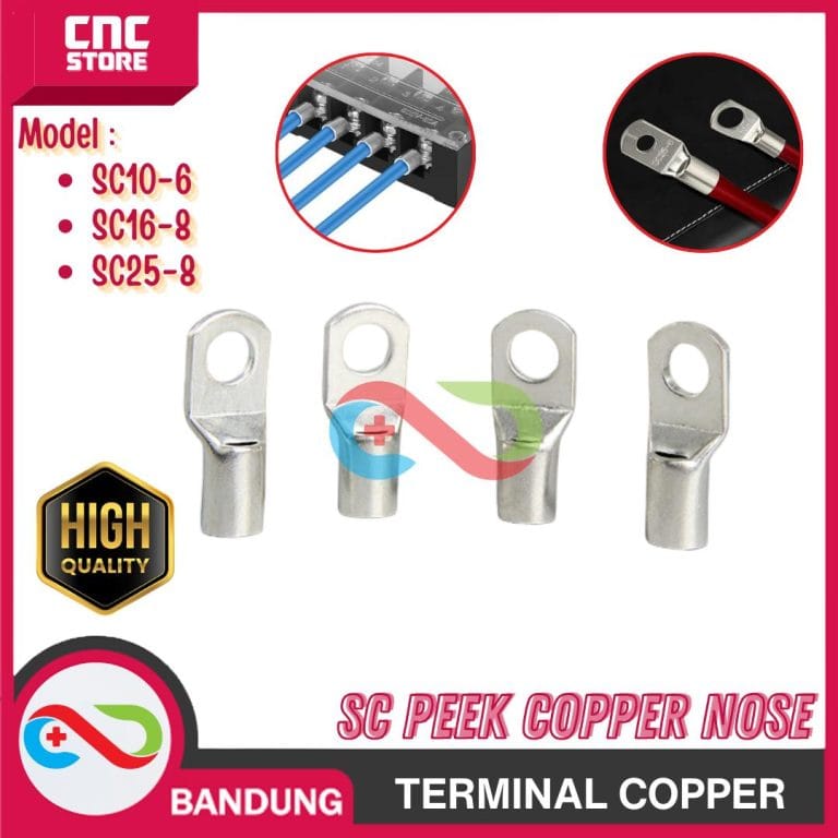 SC peek copper nose terminal copper wire ear copper SC25-8 - CNC STORE ...