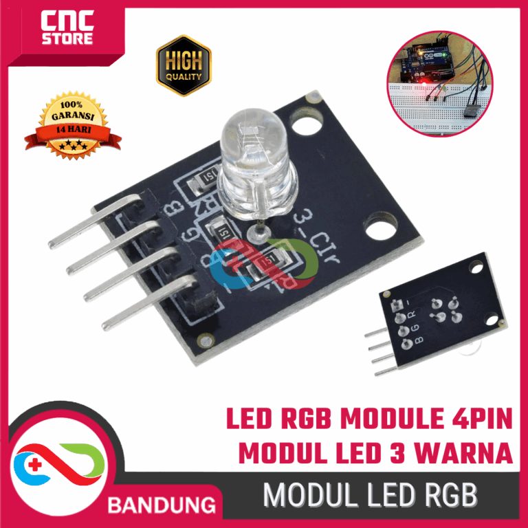 LED RGB Module 4Pin – Modul RGB 3 Warna untuk Arduino, ESP32, ESP8266 ...